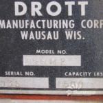 Drott 85RM2 Crane #2312 - 8,500 lb. Capacity | Sunrise Equipment