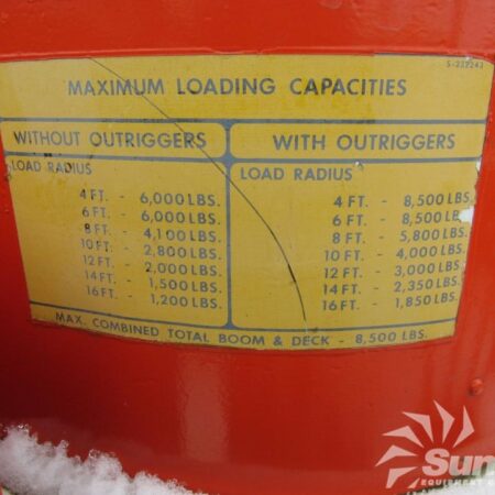 Drott 85RM2 Crane #2312 - 8,500 lb. Capacity | Sunrise Equipment