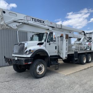 110' TEREX HIRANGER TM105 MATERIAL HANDLING BUCKET TRUCK