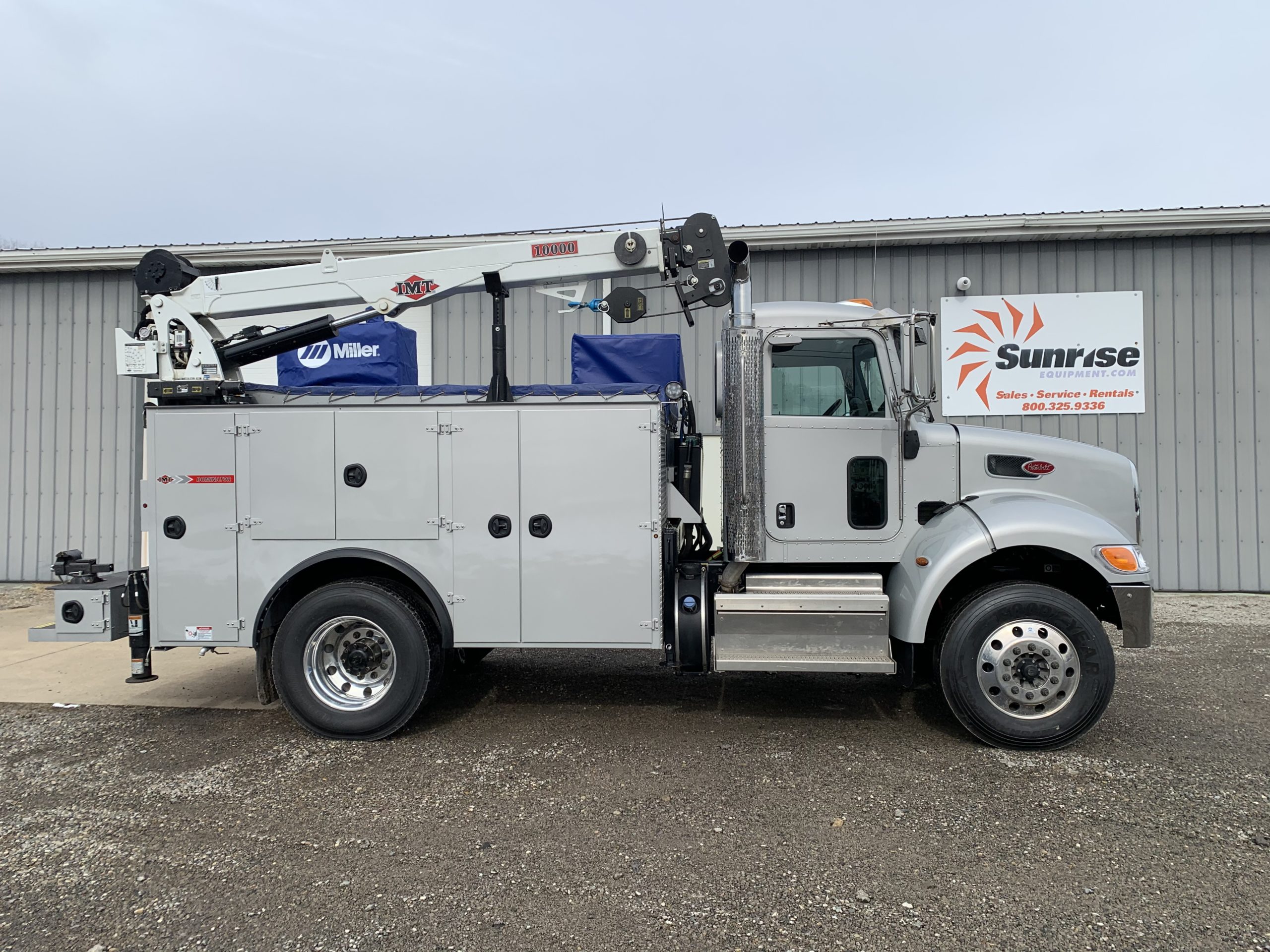 2019 PETERBILT PB337 SERVICE TRUCK WITH WELDER COMPRESSOR GENERATOR AND ...