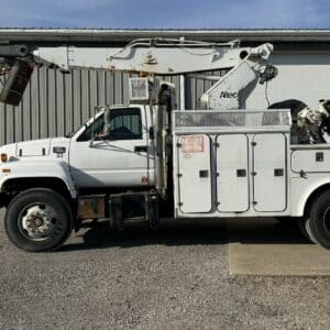 45' ALTEC CABLE PLACER ON A 1999 INTERNATIONAL 4700 4X2