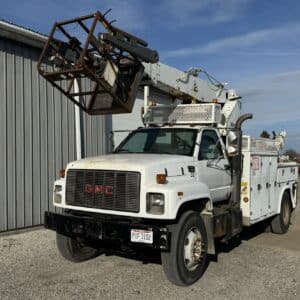 45' ALTEC CABLE PLACER ON A 1999 INTERNATIONAL 4700 4X2