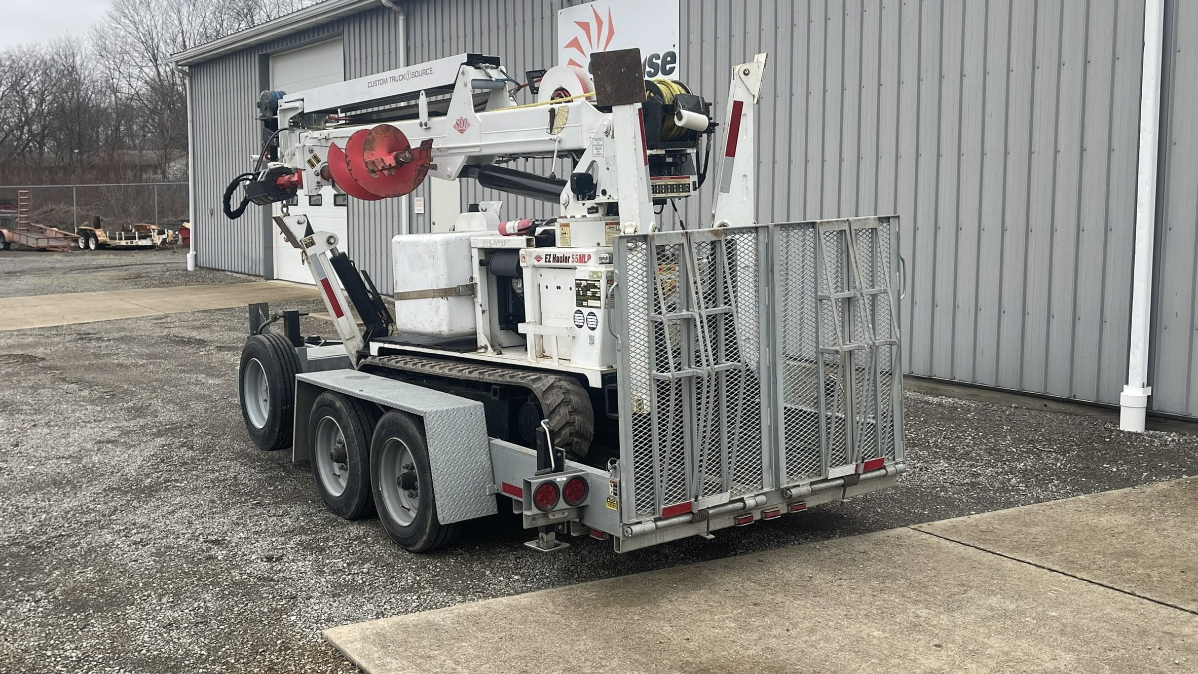 2016 SDP 55MLP BACKYARD DIGGER WITH 2014 SDP EZ HAULER EQUIPMENT ...