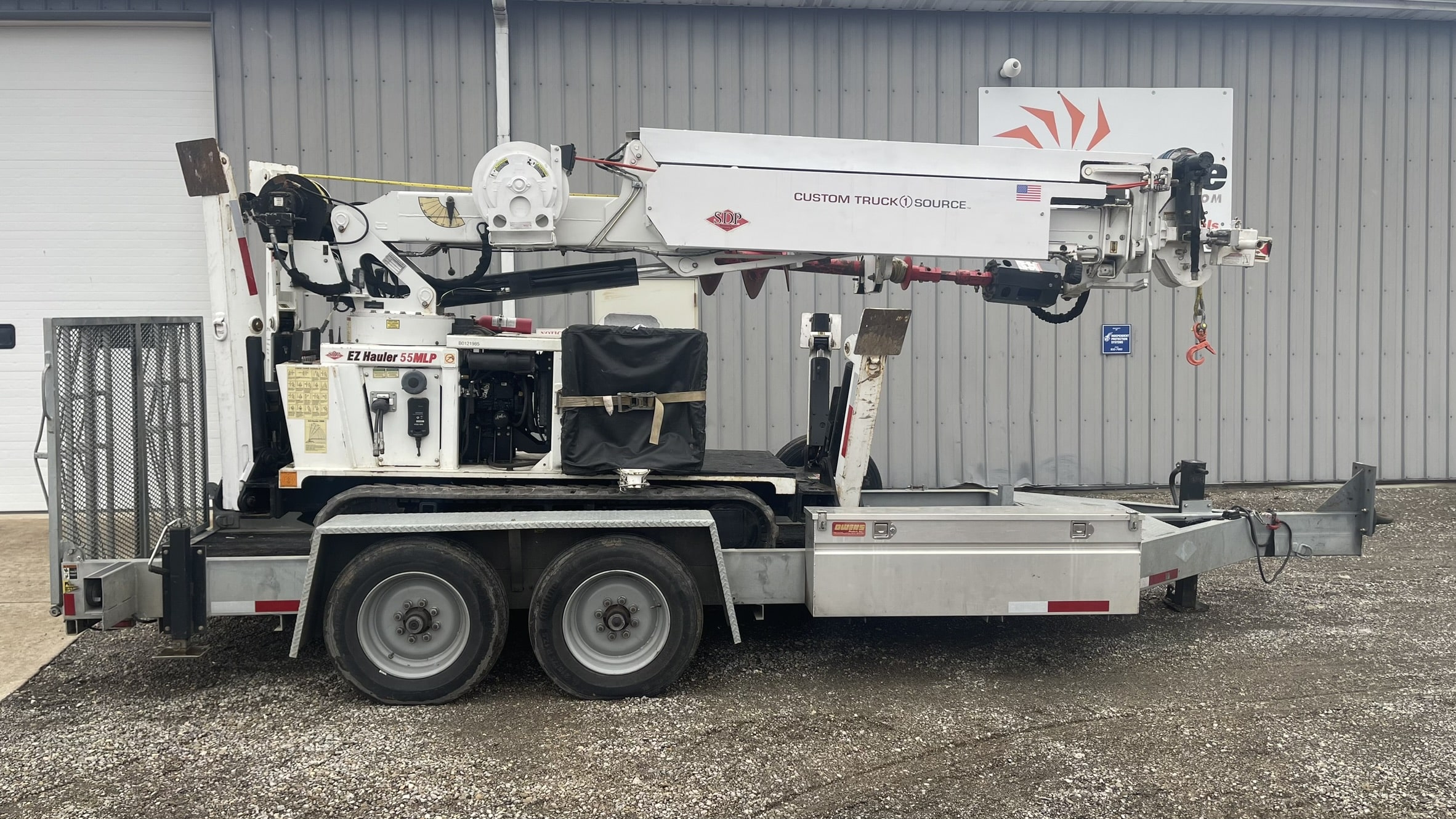 2016 SDP 55MLP BACKYARD DIGGER WITH 2014 SDP EZ HAULER EQUIPMENT ...