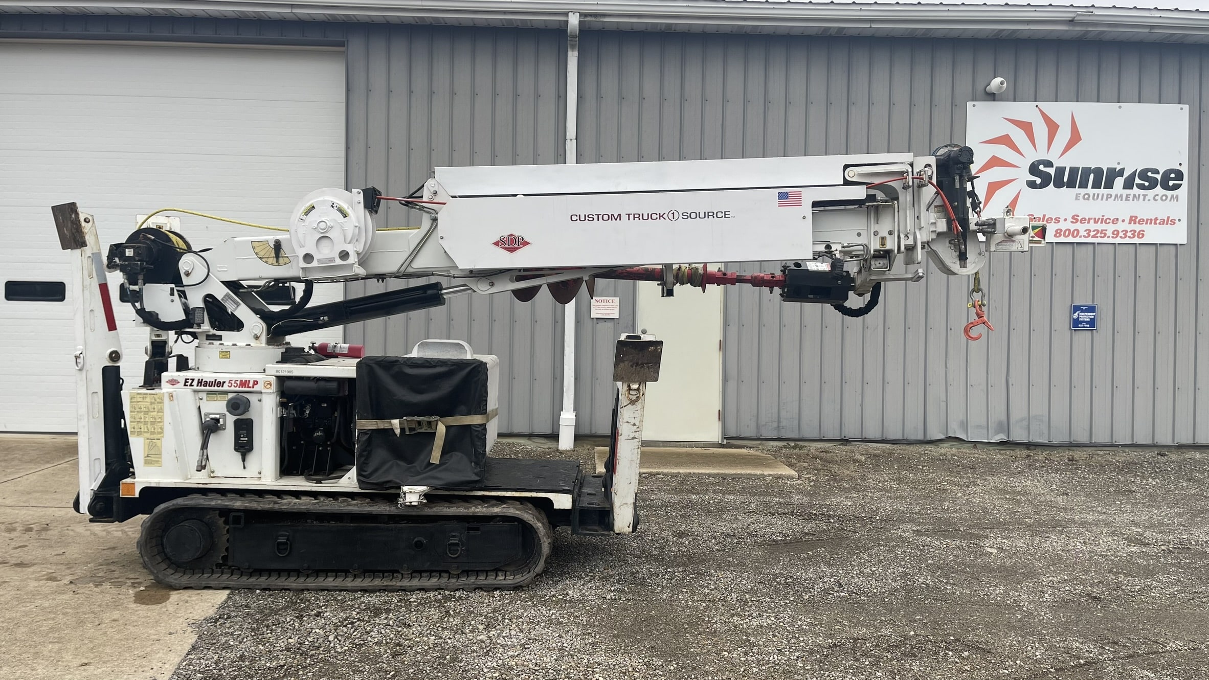 2016 SDP 55MLP BACKYARD DIGGER WITH 2014 SDP EZ HAULER EQUIPMENT ...