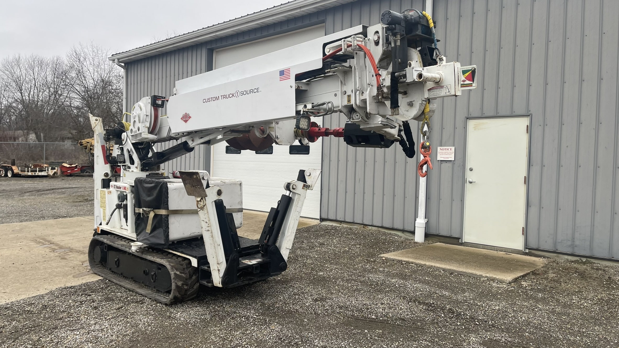 2016 SDP 55MLP BACKYARD DIGGER WITH 2014 SDP EZ HAULER EQUIPMENT ...