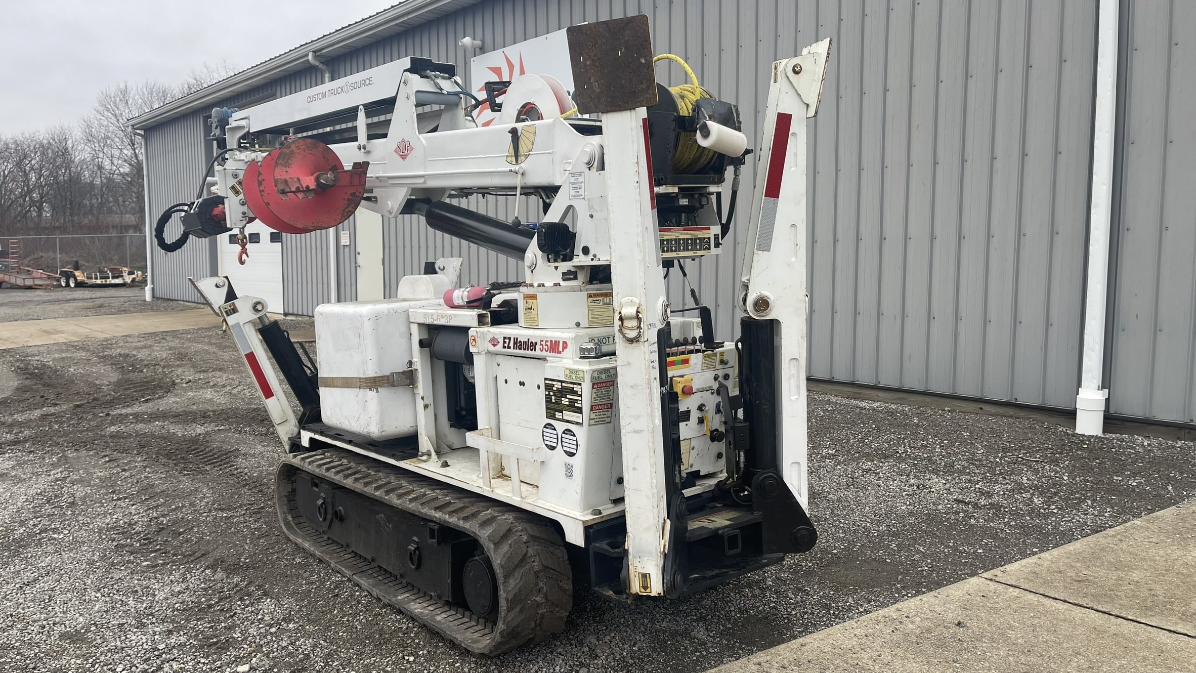 2016 SDP 55MLP BACKYARD DIGGER WITH 2014 SDP EZ HAULER EQUIPMENT ...