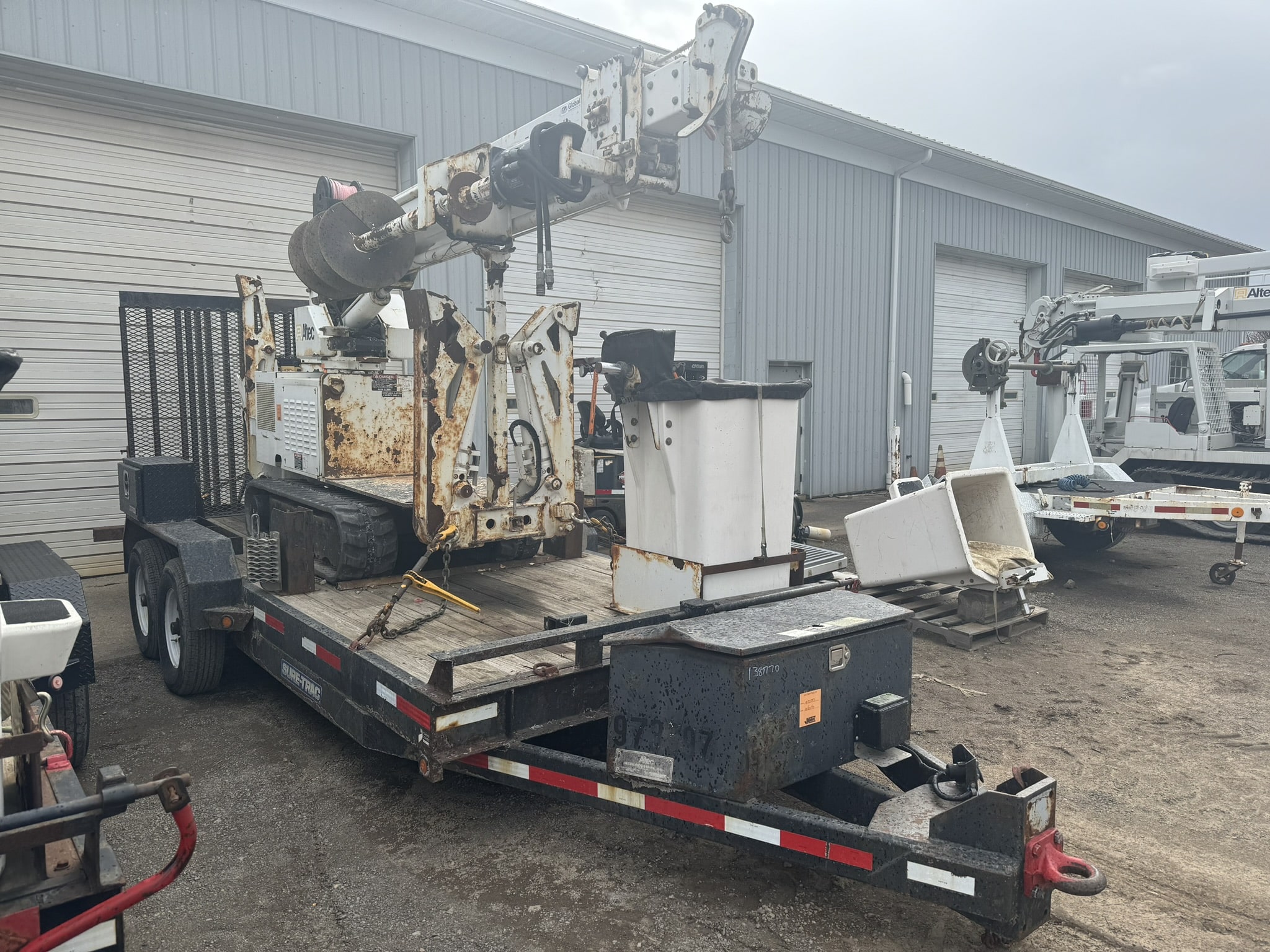 2014 ALTEC DB37 Backyard Digger W/ Equipment Trailer #3