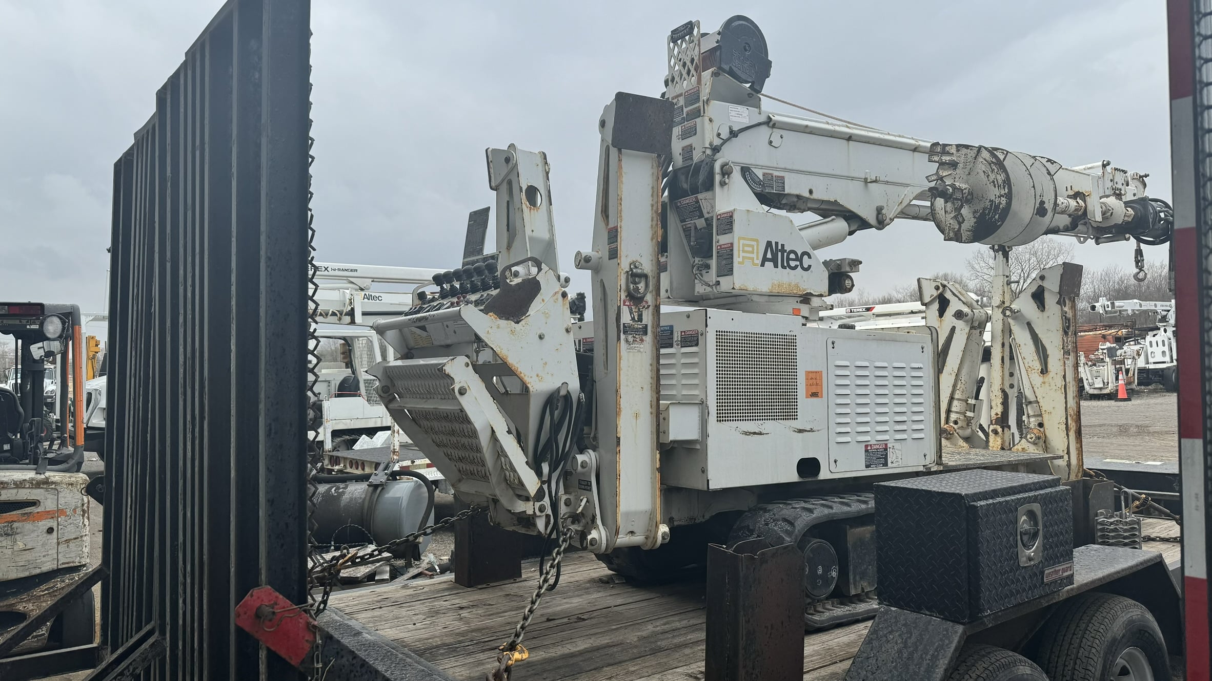 2014 ALTEC DB37 Backyard Digger W/ Equipment Trailer #3