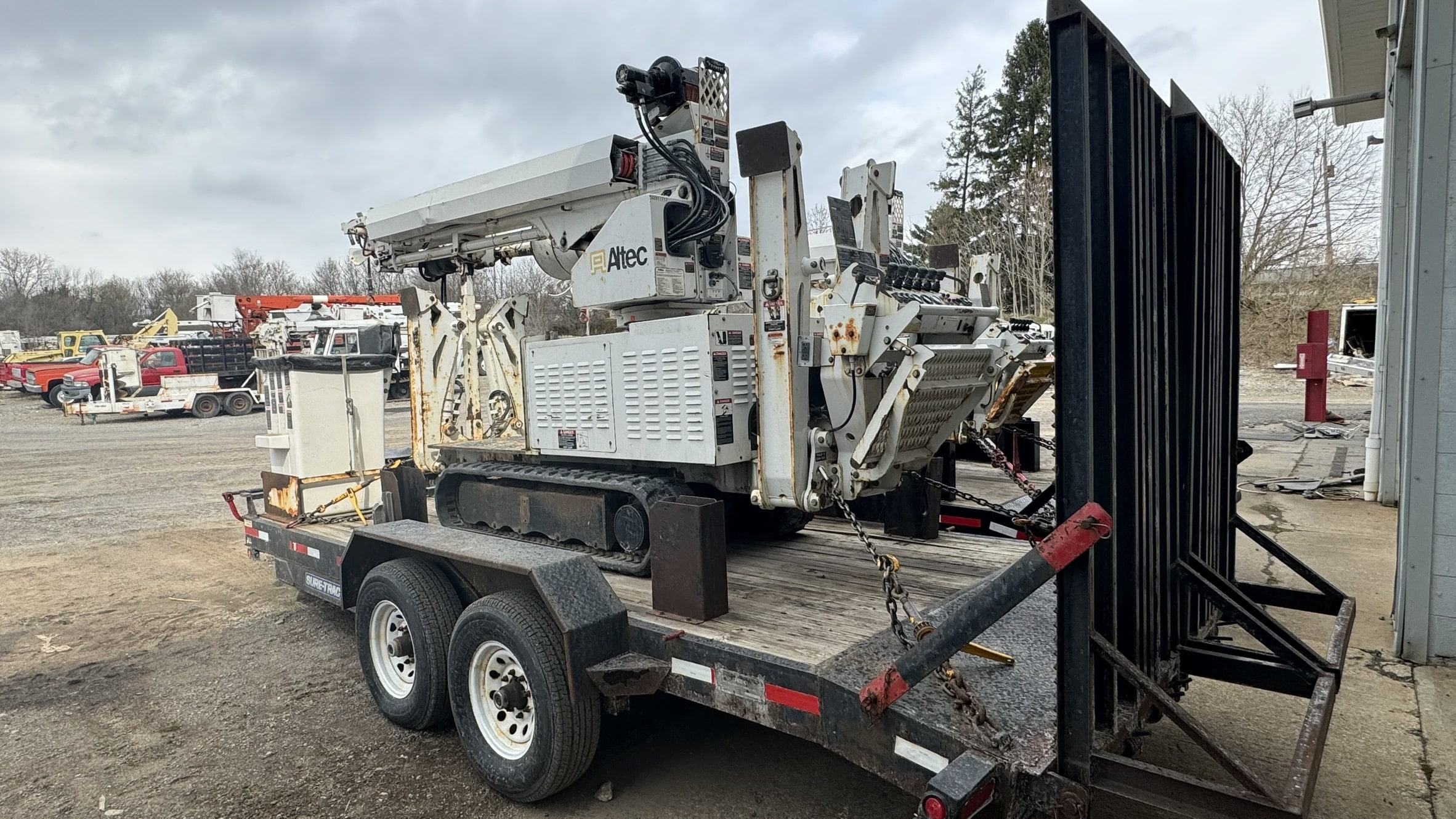 2014 ALTEC DB37 Backyard Digger W/ Equipment Trailer #3