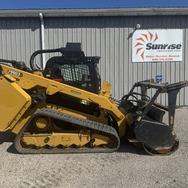 2021 CATERPILLAR 299D3XE COMPACT TRACK LOADER WITH FORESTRY MULCHER ...